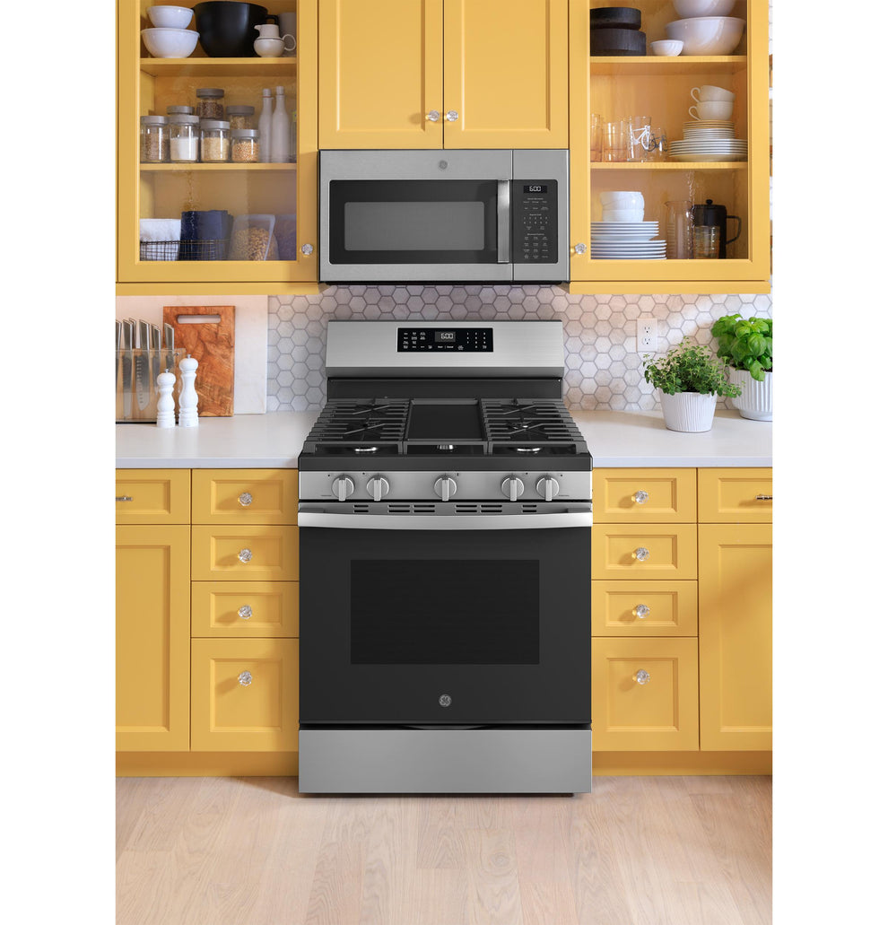 GGF600AVSS GE® 30" Free-Standing Gas Convection Range with No Preheat ...