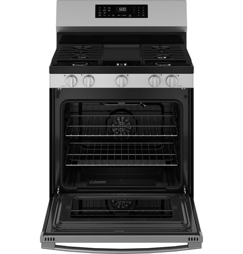 GGF600AVSS GE® 30" Free-Standing Gas Convection Range with No Preheat ...