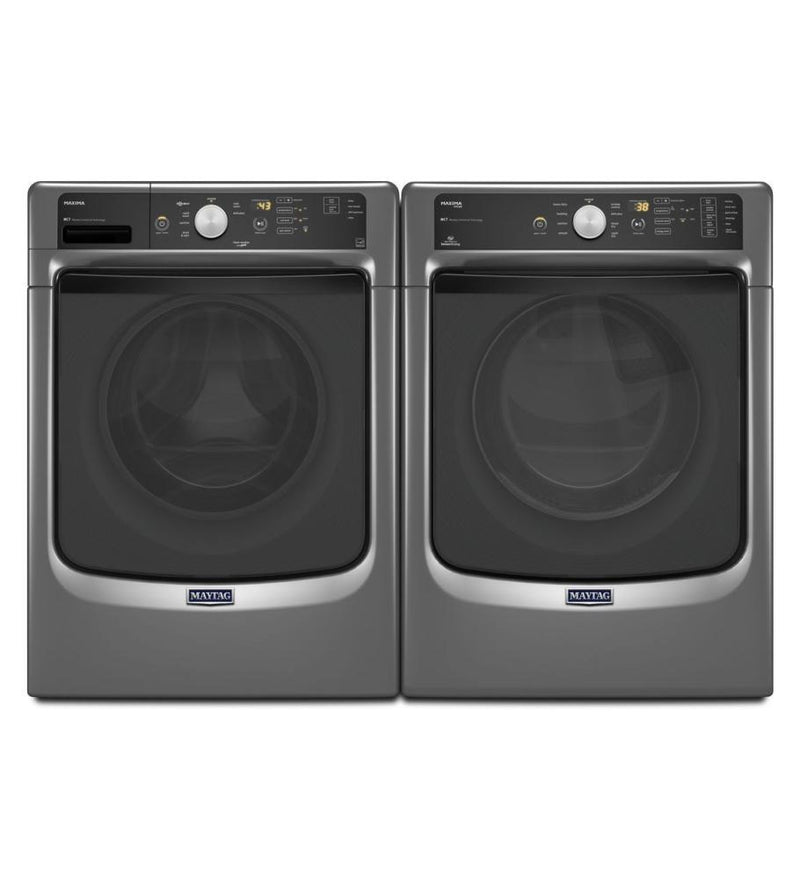 Maytag Maxima® Front Load Electric Dryer with Refresh Cycle with Steam